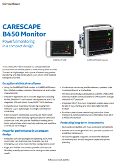 CARESCAPE B450 Monitor | GE Healthcare (Malaysia)